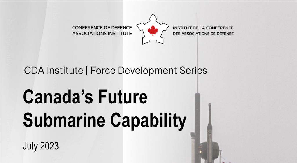 CDA Institute Analysis on Canada’s Future Submarine Capability ...