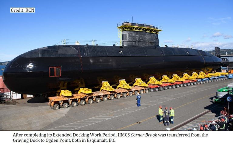 HMCS Corner Brook – Canadian Naval Review