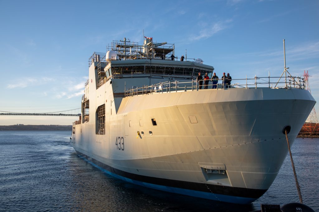 Future HMCS William Hall is Launched – Canadian Naval Review