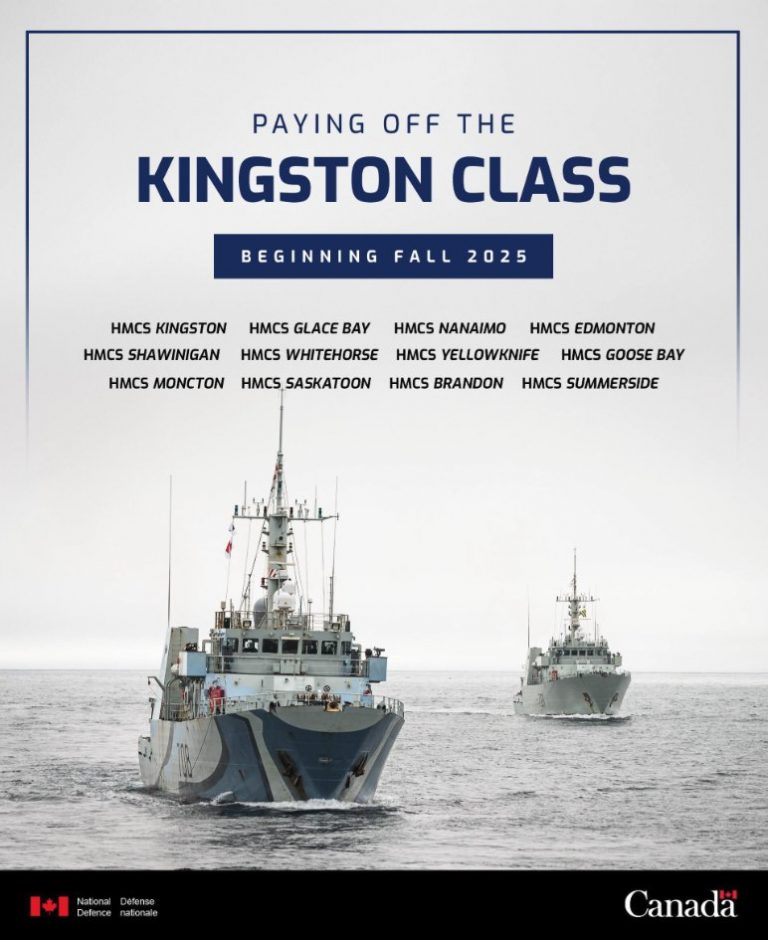 Kingston Class Gets Paid-Off – Canadian Naval Review