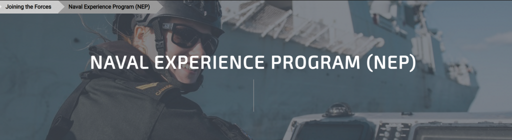 The Naval Experience Program at One Year – Canadian Naval Review