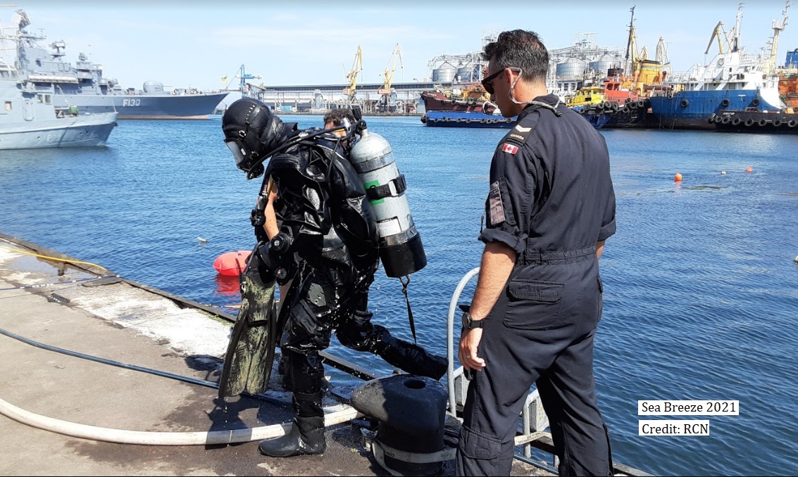 The RCN divers support Exercise Sea Breeze 2021 – Canadian Naval Review